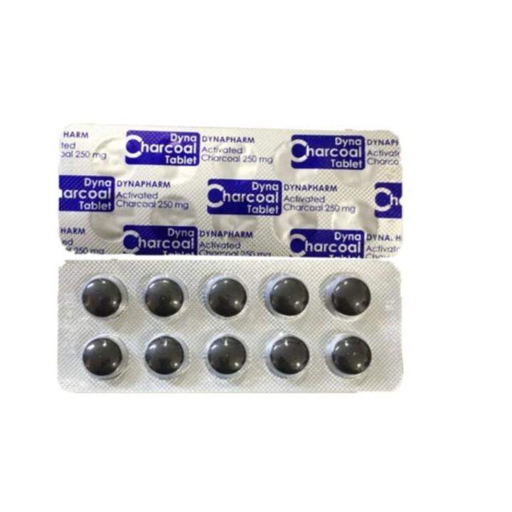Dyna Charcoal Tablet (Sakit perut)(ubat hitam) | Lazada