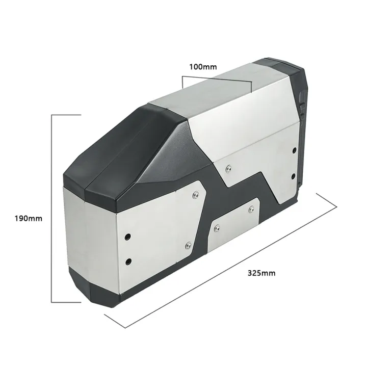 Realzion Bike Motorcycle parts 4.2L Aluminum Modified Toolbox Side Rack Storage Box Common For ...