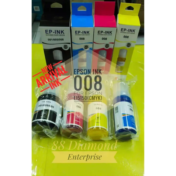 epson printer 3 in 1 Compatible Epson 008 Ink | Lazada PH