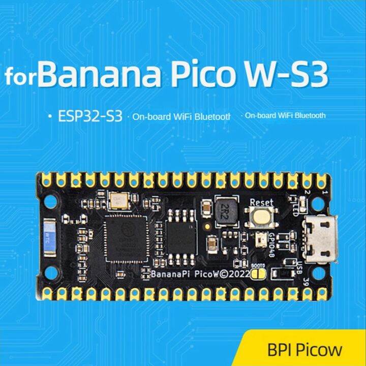 For Banana Pi BPI Pico W-S3 Development Board+Micro-USB Cable Kit ESP32-S3 Dual Core 240MHz ...
