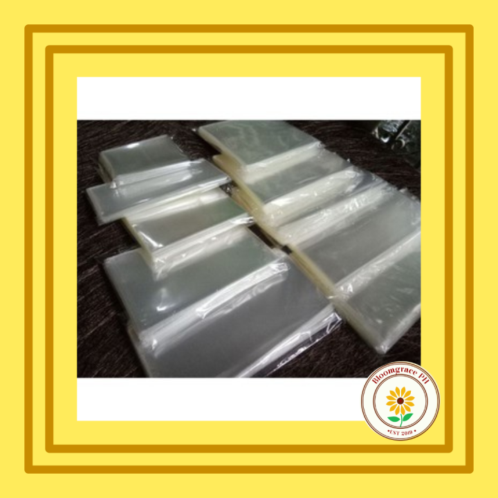 Bloomgrace PART 1 Clear OPP Plastic Packaging Wrapper 100pcs (Non ...