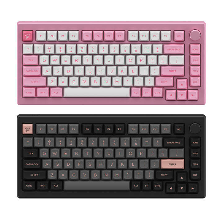 AKKO ASA Low Profile PBT doubleshot keycap for mx stem keyboard Black ...
