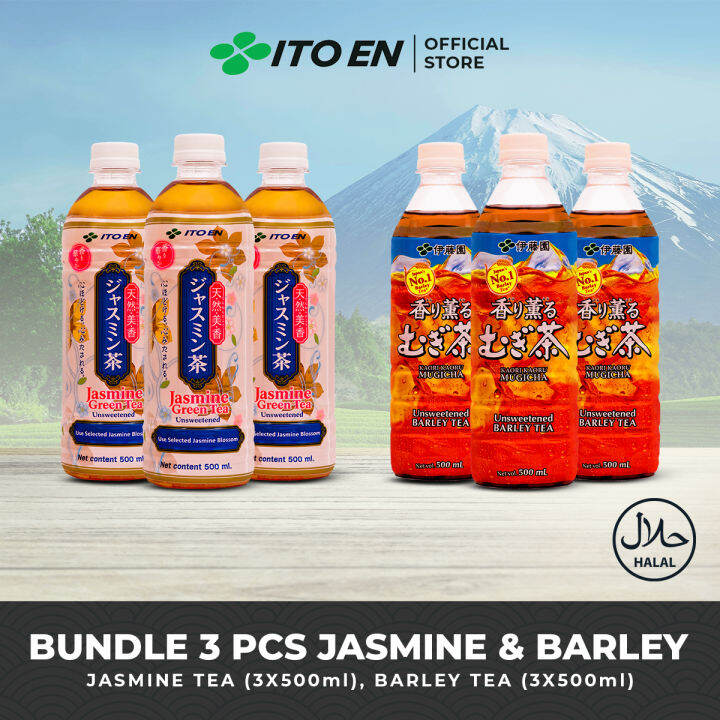 ITO EN Paket Jasmine Tea 3 pcs & Barley Tea 3 pcs - Bundle Mix | Lazada Indonesia
