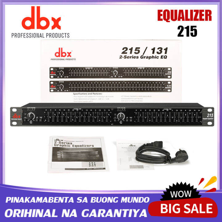 DBX 215S 2-Series Graphic Equalizer (Puti)/tested before ship out ...