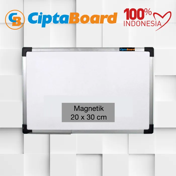 Whiteboard / Papan tulis / Papan board / Mading / Magnet 20 x 30 cm ...