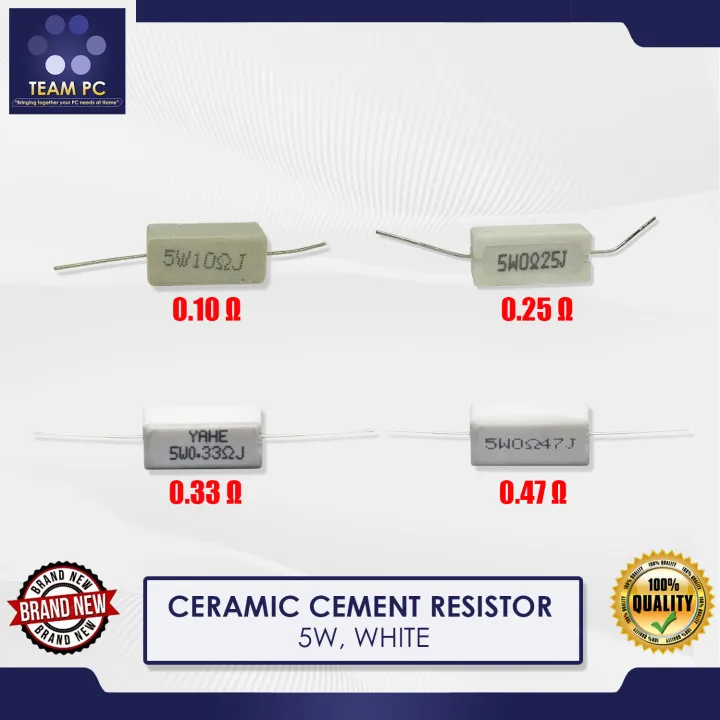 CERAMIC CEMENT RESISTOR 5W, WHITE | Lazada PH