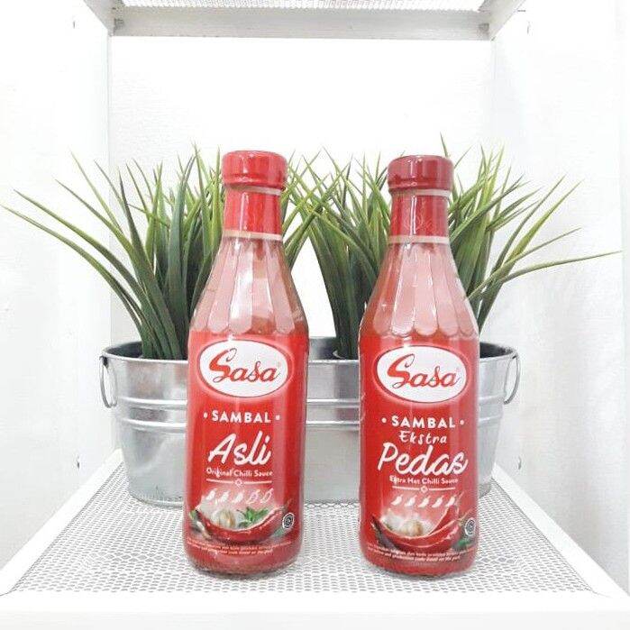 Sasa Sambal Ekstra Pedas Botol Kaca 340ml | Lazada Indonesia