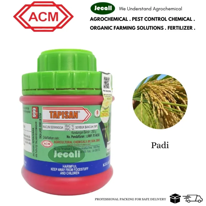 ACM Tapisan® 250G / Buprofezin 10% + Cartap HCI 50% / Bena / Ulat Pengorek / Ulat Gulung Daun ...