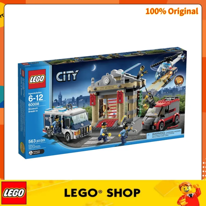 LEGO CITY Break into City Museum (60008) (563 pieces) d Regalo ng mga ...