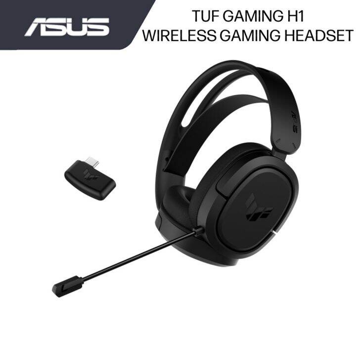 Asus TUF Gaming H1 Wireless / Wired Gaming Headset (Low Latency/Deep ...