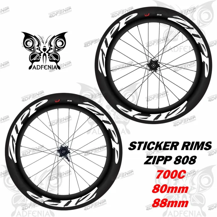 700c Zipp 808 Road Bike Fixed Gear Rims Decal Sticker | Lazada PH