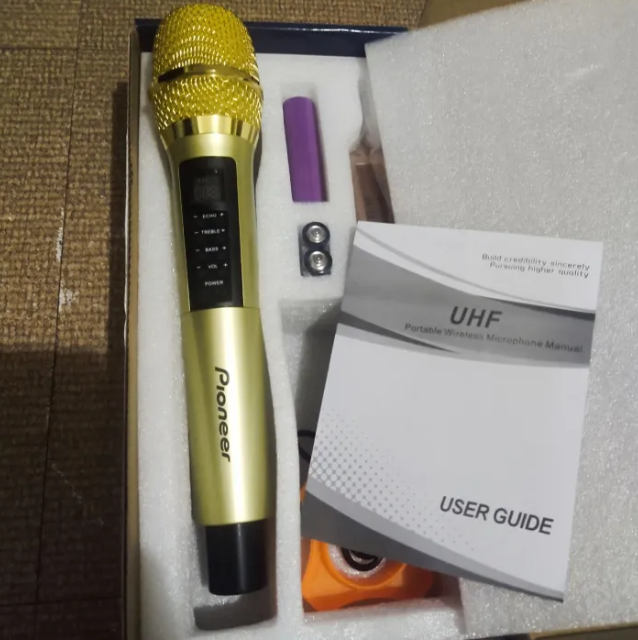 (UHF) Professional Wireless Microphone UX-T8 "PIONER“ with Mic ring+Mic foam | Lazada PH