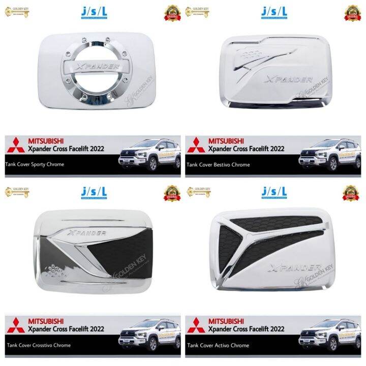 JSL Tank Cover New Xpander Cross 2022 Facelift Tutup Tangki Bensin Chrome | Lazada Indonesia