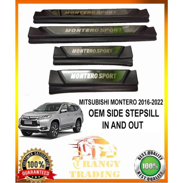 Mitsubishi Montero 2016 to 2023 OEM Side stepsill / Step sill In and ...