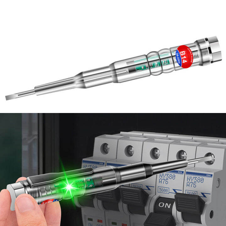 Voltage Detector Test Pen 24-250V Electric Screwdriver Detector With ...