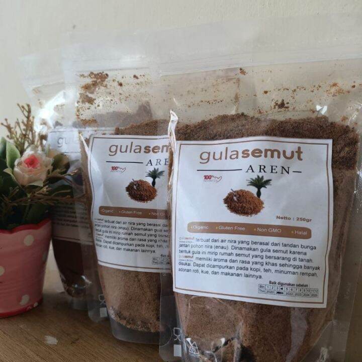 Gula Semut Aren Organik 250 gram Nira Pohon Aren Enau Asli | Lazada ...