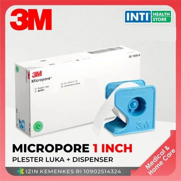 3M | Plester Luka Roll Putih Micropore 1 Inch | Lazada Indonesia