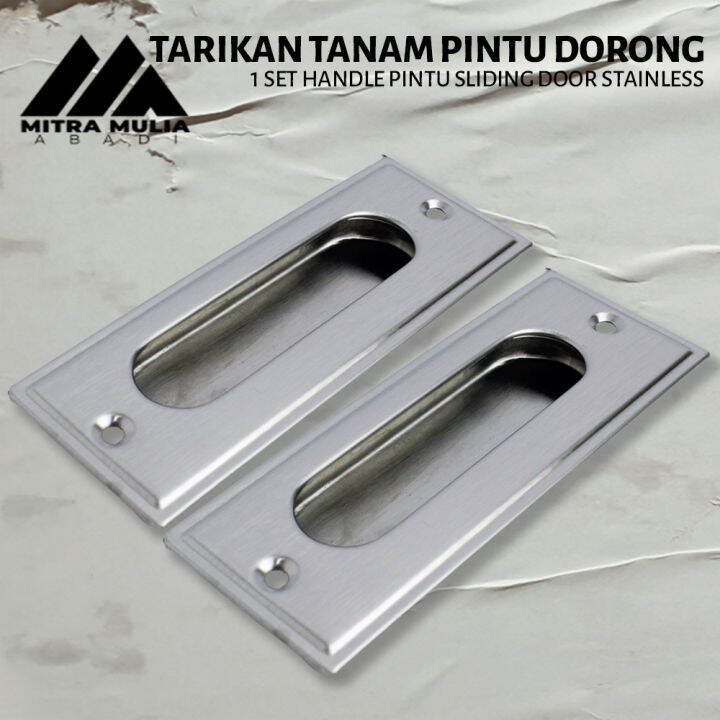 handle tarikan tanam pintu dorong | 1 set handle pintu sliding door ...