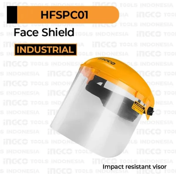 Helm Pelindung Wajah Muka Face Shield INGCO HFSPC01 Safety Mask Impact ...