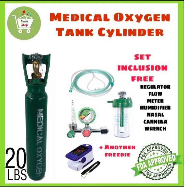 Soolit Shop Oxygen tank 20 lbs set with Set Inclusion FREE Regulator ...