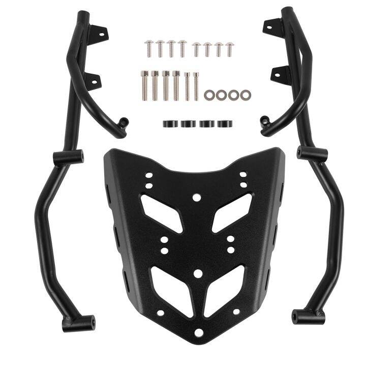 Tenere700 Rear Luggage Cargo Rack Carrier Mount Backrest For Yamaha ...