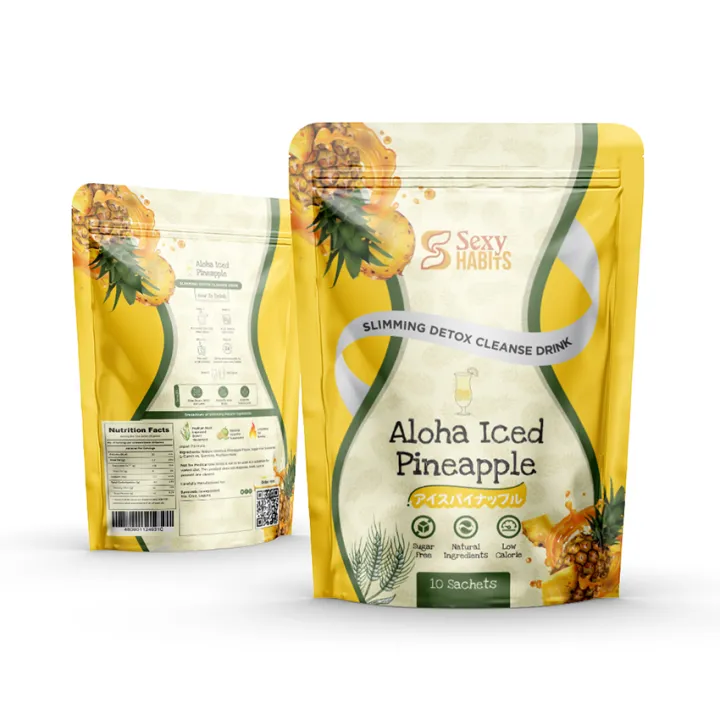 Aloha Iced Pineapple Slimming Detox Cleanse Drink (10 sachets) | Lazada PH