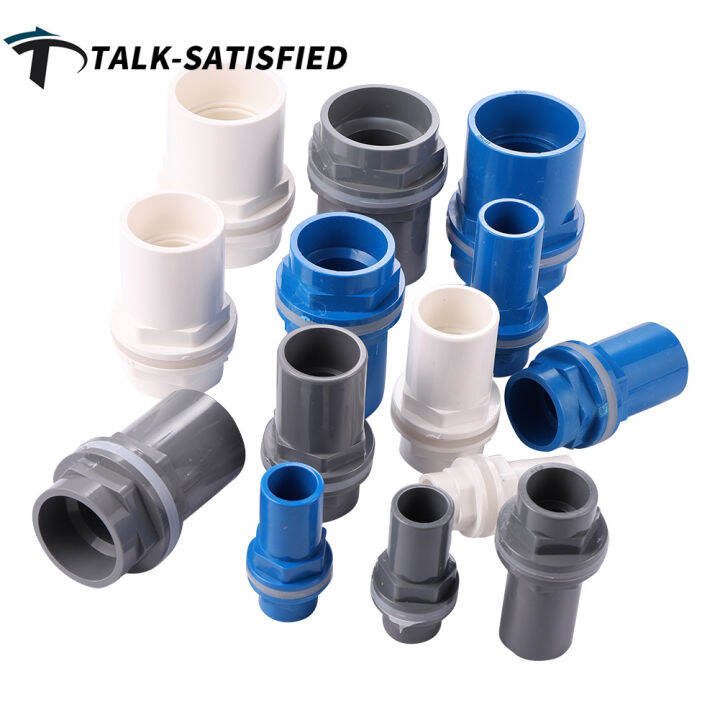 ID 20/25/32/40/50mm PVC Straight Connectors Aquarium Fish Tank Pipe ...