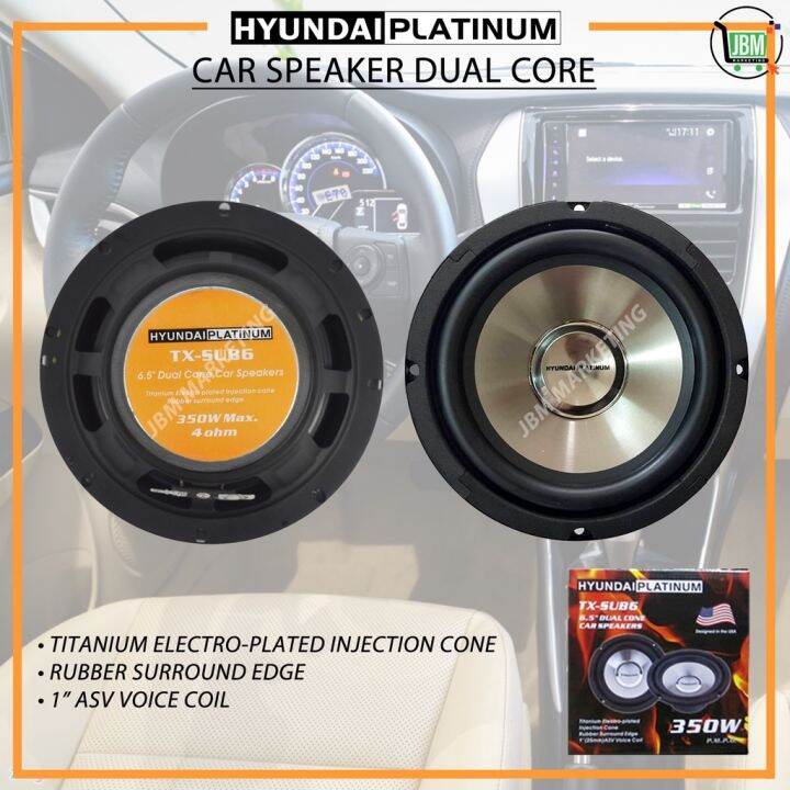 Hyundai Platinum Car Speaker Dual Core 4 5 6 inches (Sold per piece) TX ...