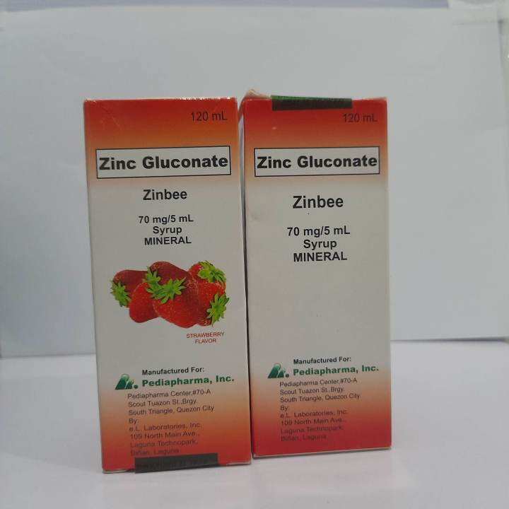 ZINC GLUCONATE (ZINBEE) SYRUP 120ML | Lazada PH