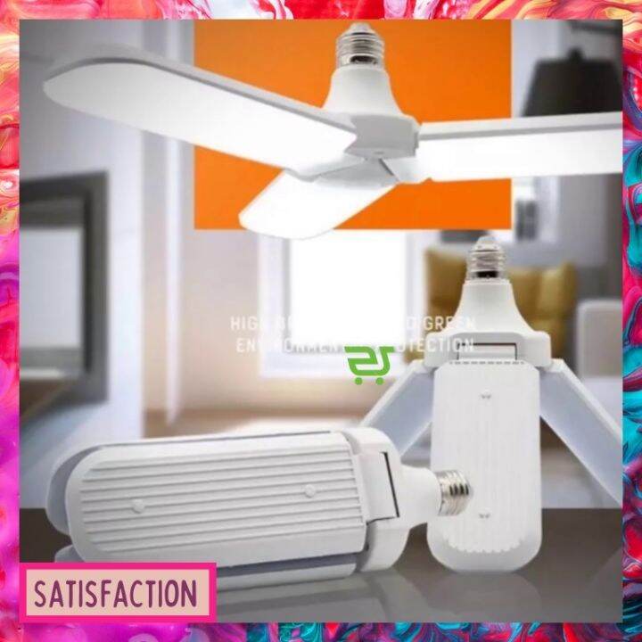 RECHARGEABLE STSF Foldable Fan Blade LED Light Bulb 45W 6500K AC170 ...