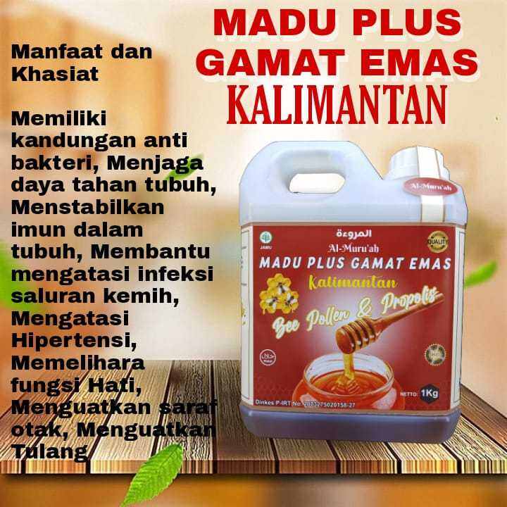 TERLARIS Madu Gamat Emas, Bee Pollen dan Propolis /Imun /Multivitamin ...