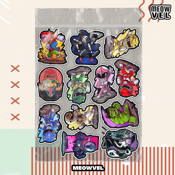 POWER RANGERS STICKERS | Lazada PH