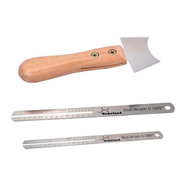 BNMUSIC Guitar Fret Repair Tools Fretboard Protector Measuring Ruler ...