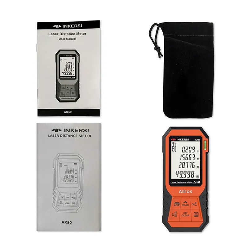 INKERSI Laser Rangefinder 40 100M 120M Laser Tape Measure High Accurate ...