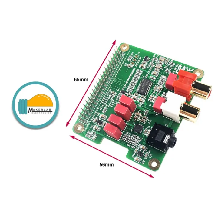 InnoMaker HiFi DAC Audio Hat for Raspberry Pi | Lazada PH