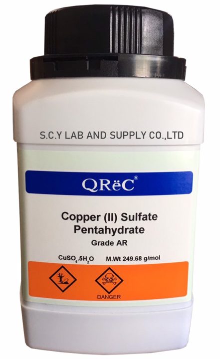 สารเคมี Copper (II) Sulfate Pentahydrate, AR grade (500g/1kg) ยี่ห้อ ...