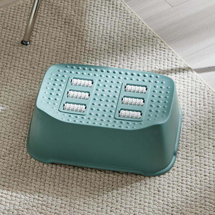 meriglare under Desk Foot Rest Compact Feet and Leg Rest Pillow Leg ...