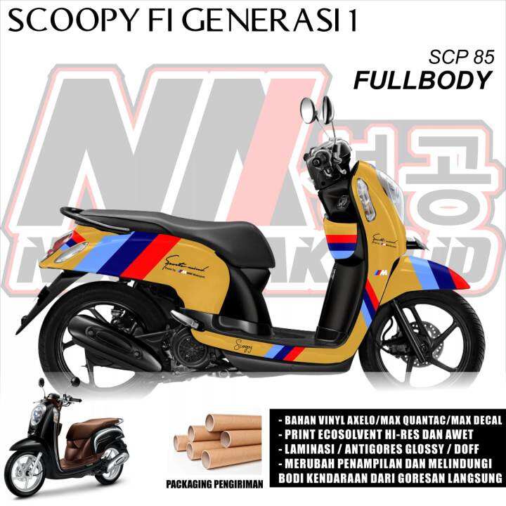 SCP 85 DECAL STICKER SCOOPY FI 2013 2014 2015 2016 BMW FULLBODY ...