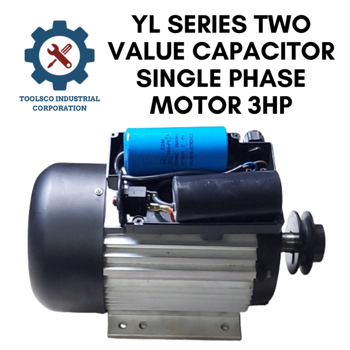 YL SERIES TWO VALUE CAPACITOR SINGLE PHASE MOTOR 3HP | Lazada PH