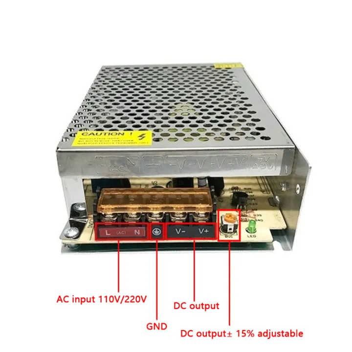 Power Supply 6 12 V 15A 20A 60A Transformer 12V Volt LED Strip 6V 12V 1A 3A 4A Power Supply 12V ...