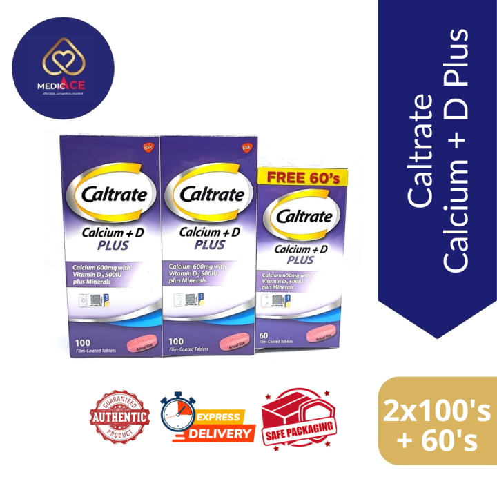 [new Formulation] Caltrate Calcium D Plus 2x100s 60s Exp 06 2024