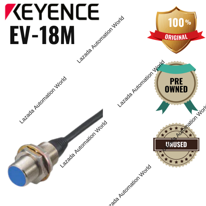 Keyence Sensor EV-18M INDUCTIVE SENSOR SHIELDED M18 EV-18 EV-1 EV- EV ...
