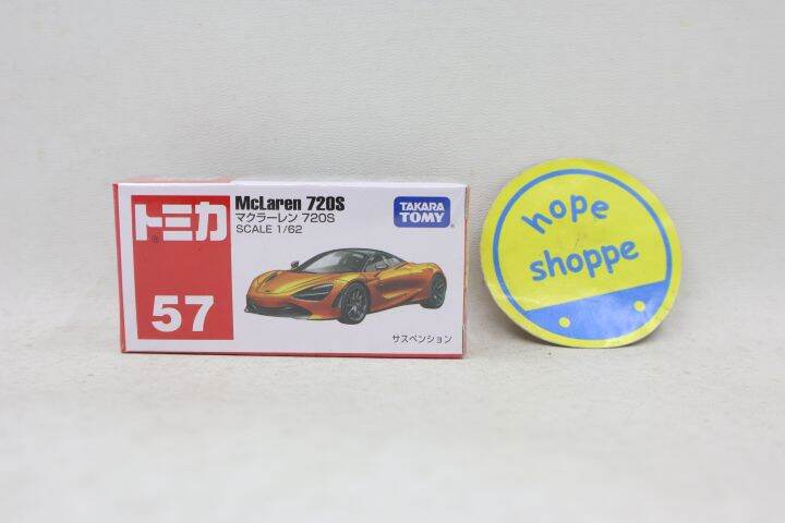 Tomica Regular 57 McLaren 720S Takara Tomy Original Super Car Diecast Miniatur Mobil Muscle ...