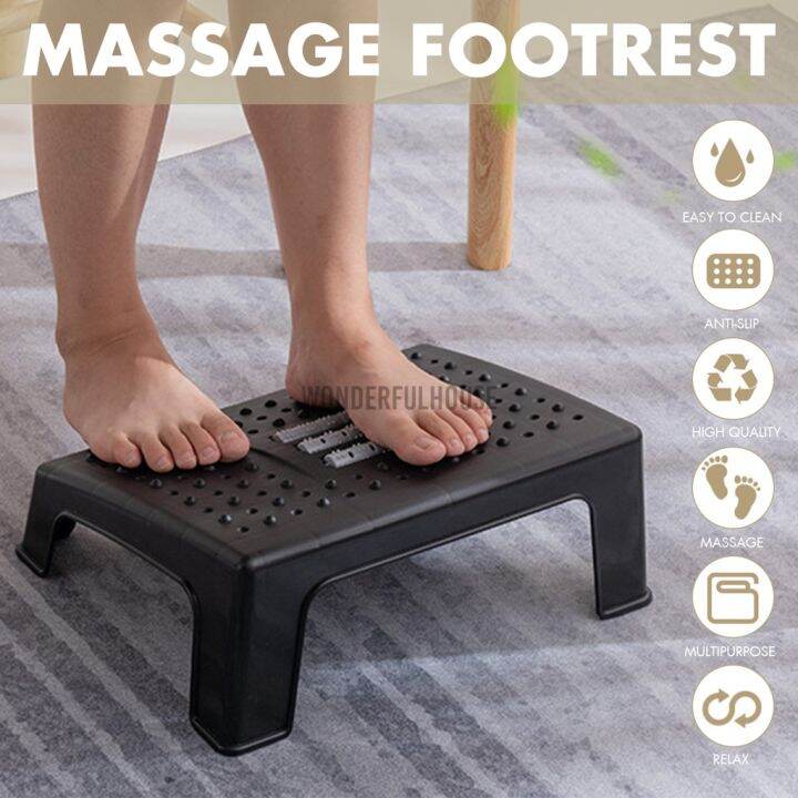 Adjustable Foot Rest Under Desk Office Footrest Leg Rest Computer ...