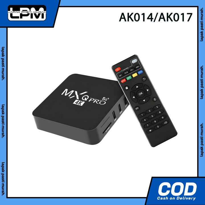 Android TV Box Ram 4GB MXQ Pro 32GB Support 4K Media Player Ultra Full HD AK014 - LPM | Lazada ...
