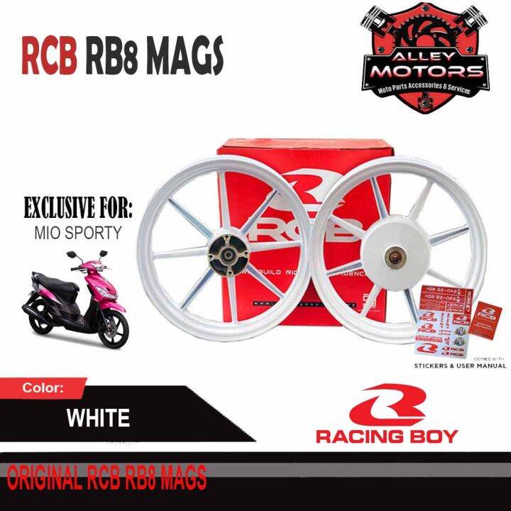 RCB RB8 MAGS MIO SPORTY (WHITE) By Alley Motors | Lazada PH