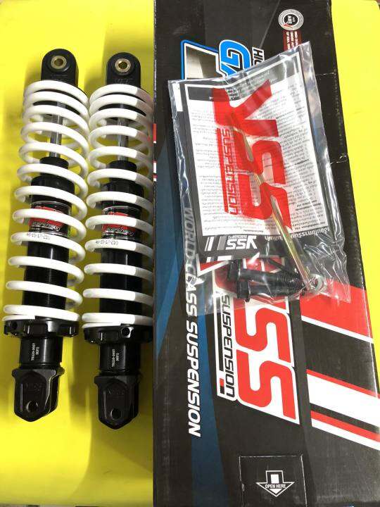 YSS SHOCK DTG-PLUS ADJUSTABLE 305MM for AEROX Color BLACK/WHITE | Lazada PH