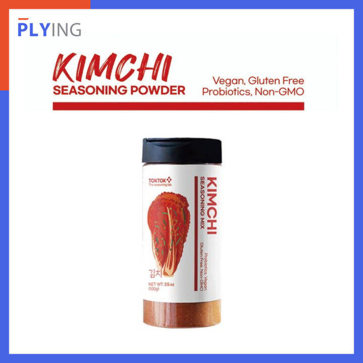 TokTok Kimchi Seasoning Powder (100g) Vegan, Gluten Free, Probiotics ...