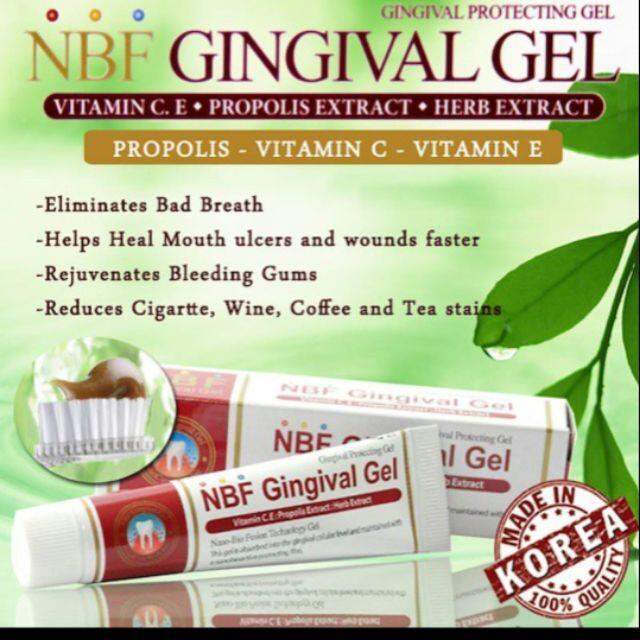 SALE ! xxMADE IN SOUTH KOREAxx ORAL ULCER NBF Gingival Gel Nano Cure ...