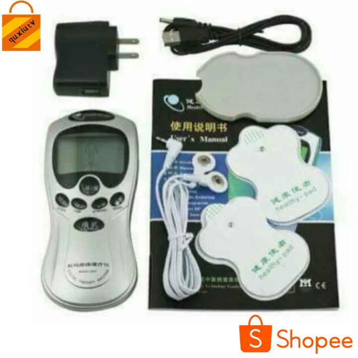 Herald health digital therapy machine full body massager acupuncture with 2 pads and 4 pads ...
